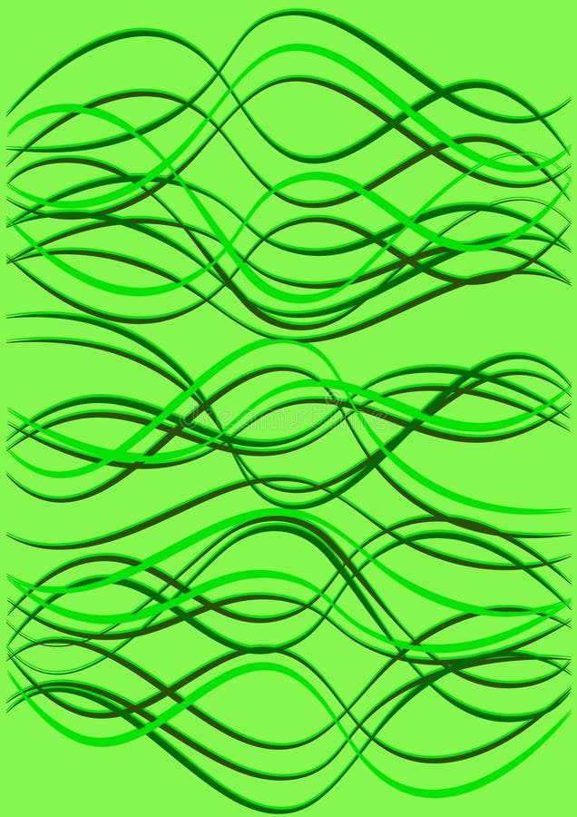 Design Template with Waves Curve Lines. Wavy Background. Rippling ...
