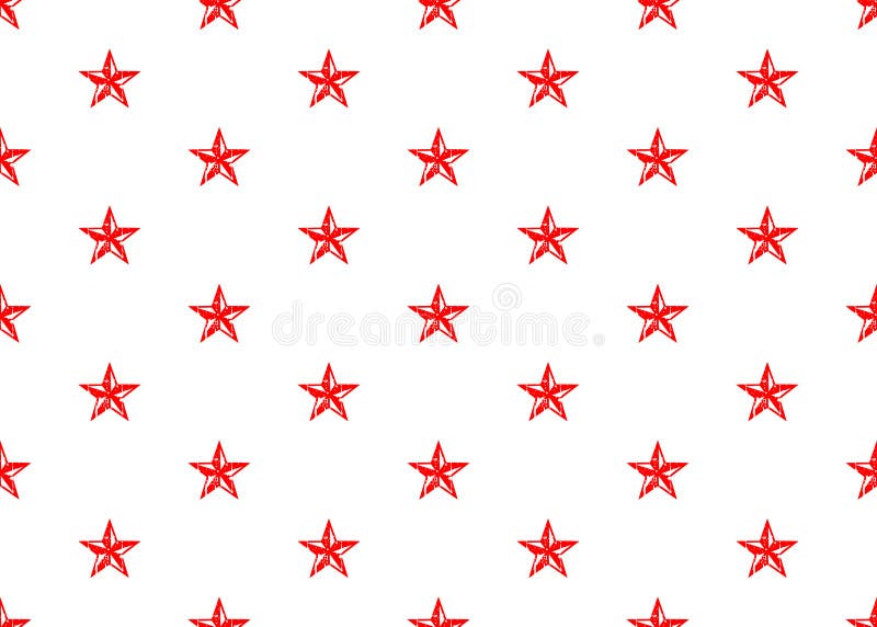 Red Stars. Seamless Texture. for Design. Stock Vector - Illustration of ...