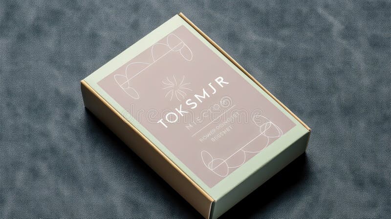 Design thin box mockup stock image. Image of design - 361820675