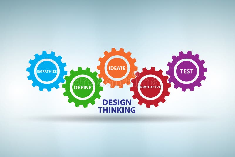 Design Thinking Concept - 3d Rendering Stock Illustration ...