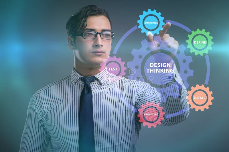 Design Thinking Concept in Software Development Stock Photo - Image of ...