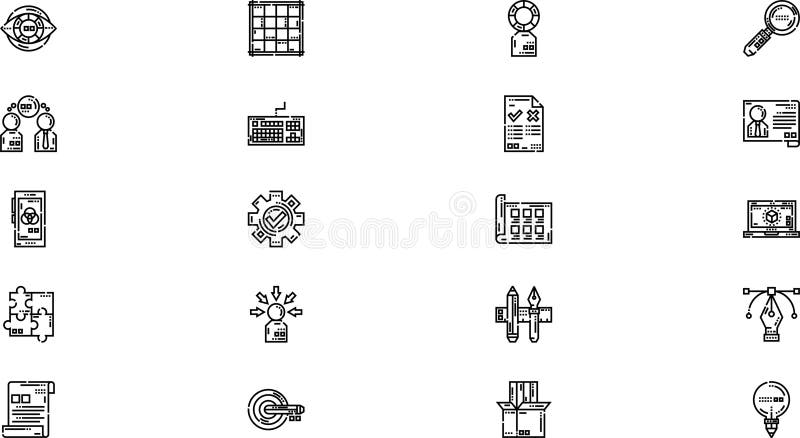 Design Thinking Icons High-Quality Vector Icons Collection with ...