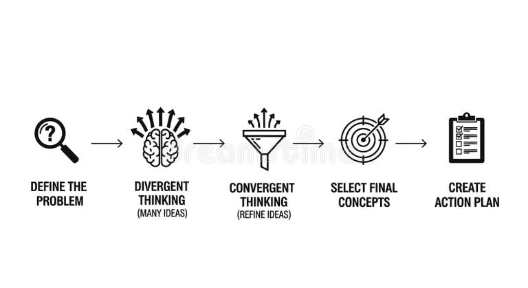 Convergent Thinking Stock Illustrations – 71 Convergent Thinking Stock ...