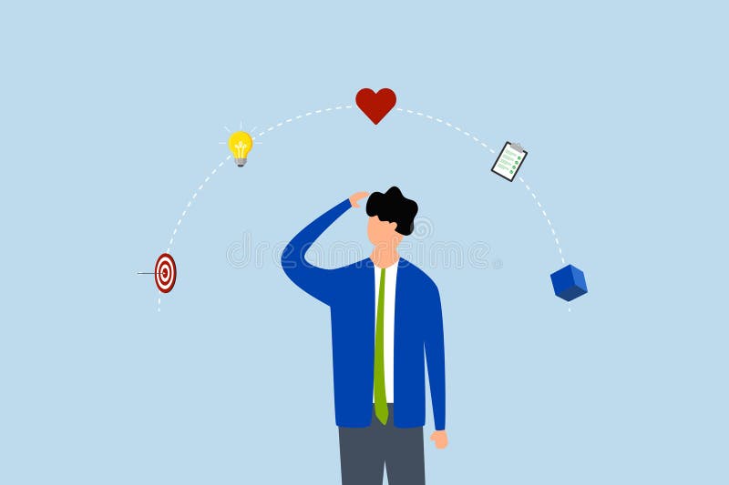 Design Thinking Process, Businessman Thinking with Empathy, Define ...