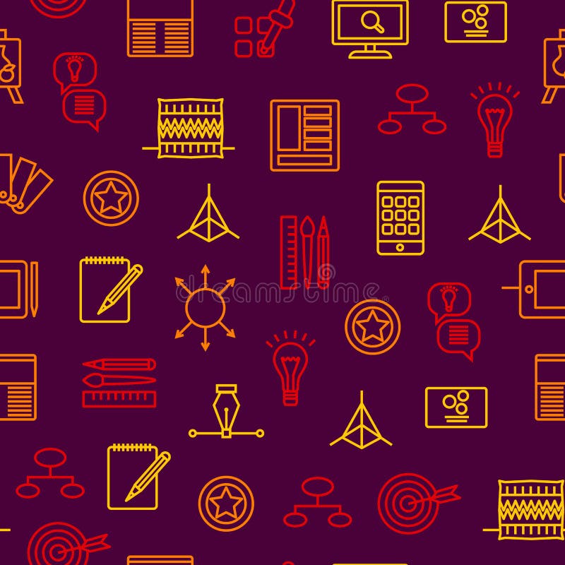 Design Thinking Banner Card Circle . Vector Stock Vector - Illustration ...