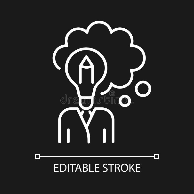 Design Thinking Purple Brochure Template Stock Vector - Illustration of ...