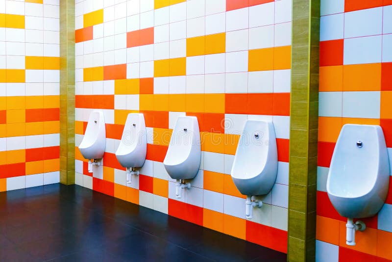 The Design of the Toilet, Urinal. Modern Interior. Uplifting Mood ...
