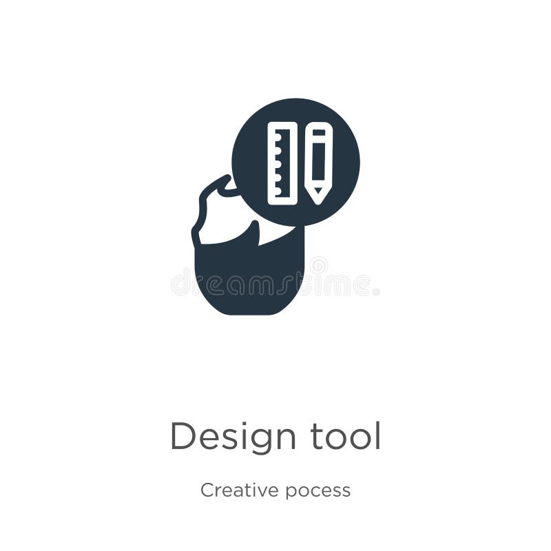 Design Tool Icon Vector. Trendy Flat Design Tool Icon from Creative ...