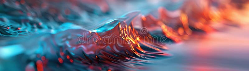 2024 Design Trends Visualized through AIgenerated Abstract Art Stock ...