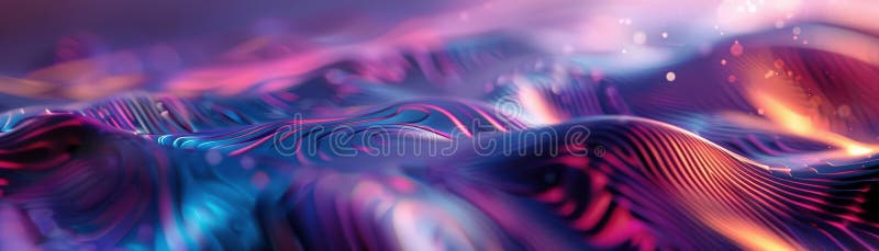 2024 Design Trends Visualized through AIgenerated Abstract Art Stock ...