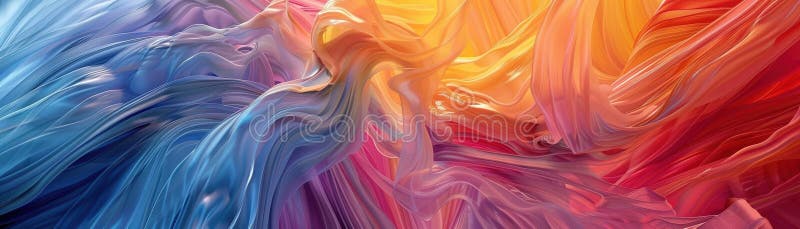 2024 Design Trends Visualized through AIgenerated Abstract Art Stock ...