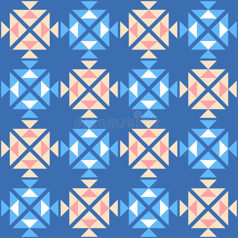 Design of Triangle Shapes. Seamless Pattern. Textile. Ethnic Boho ...