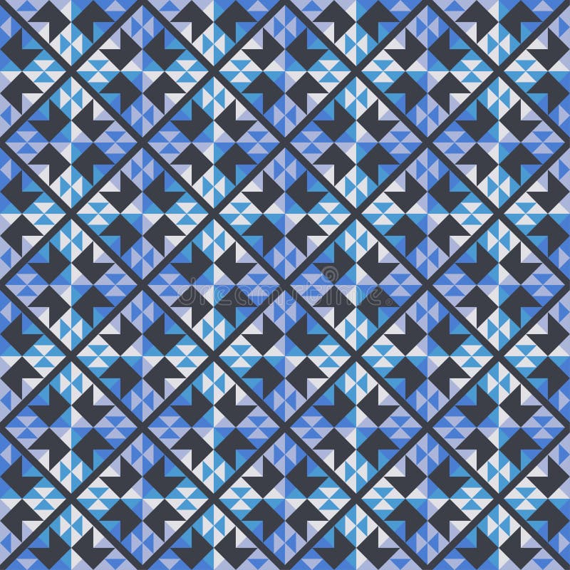 Design of Triangle Shapes. Seamless Pattern. Textile. Ethnic Boho ...