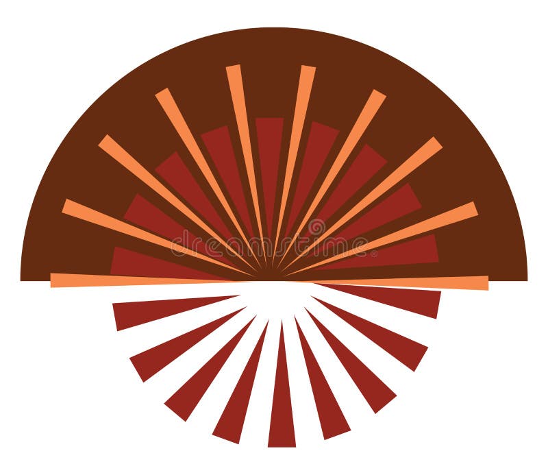 Design with Two Different Oval Drawings Vector or Color Illustration ...