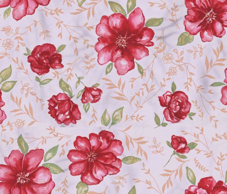 Textile Print Design Bedsheet Collection Stock Illustration ...