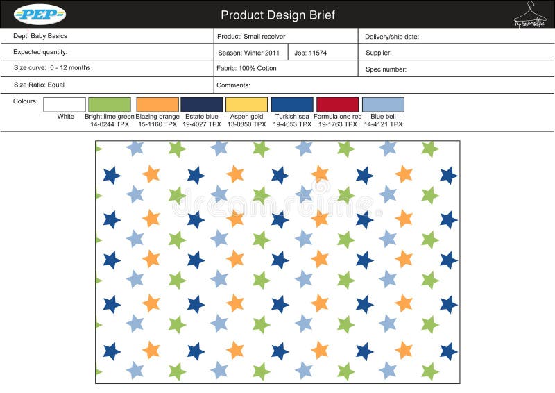 Textile Print Design Bedsheet Collection Stock Illustration ...