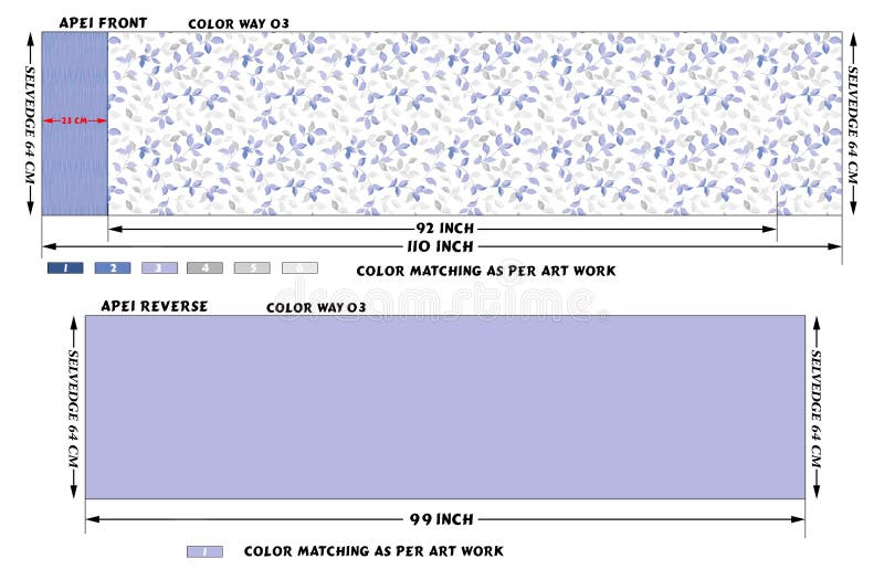 Textile Print Design Bedsheet Collection Stock Illustration ...