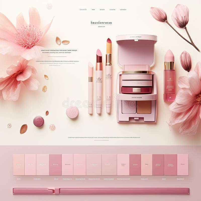 The Design of the User Interface of the Cosmetics Store with Beautiful ...