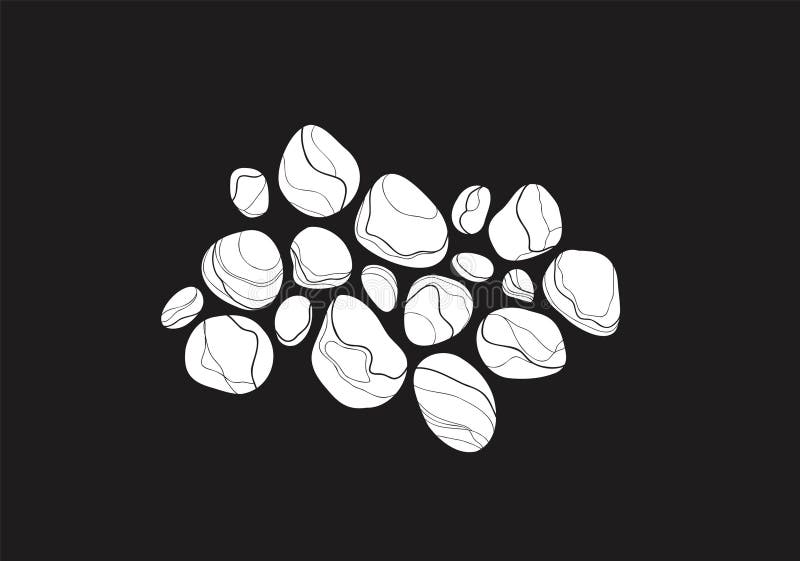 Outline Pebbles Stock Illustrations – 410 Outline Pebbles Stock ...