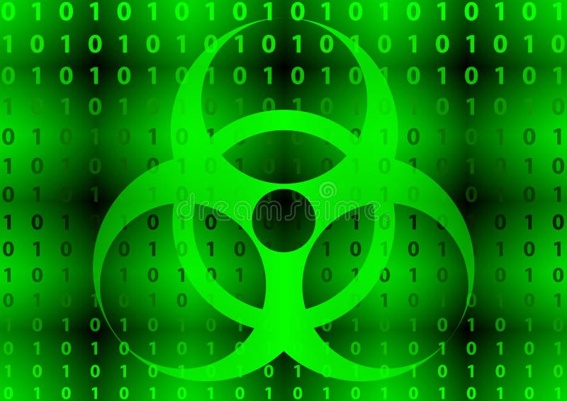 Hack Abstract Background with Binary Coding Inside Stock Vector ...