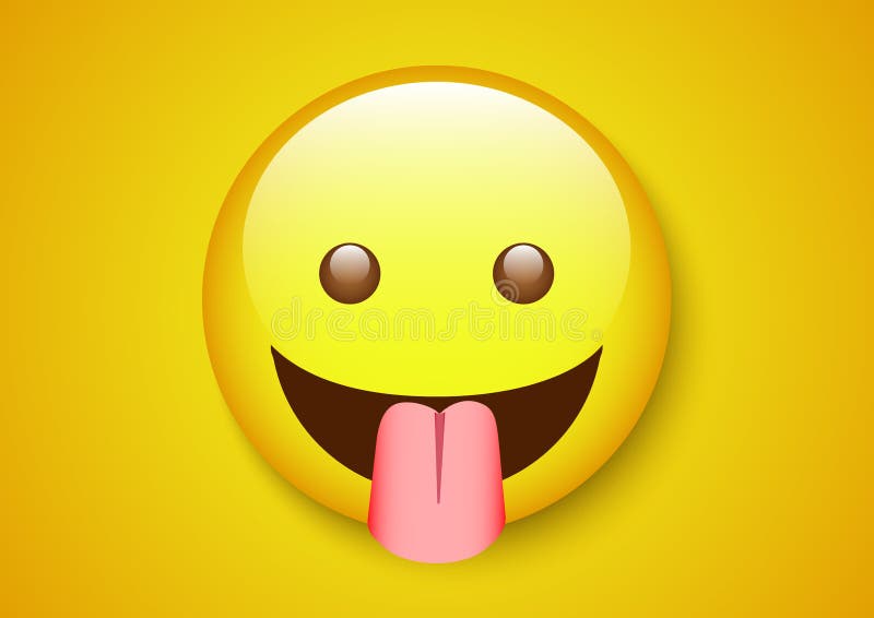 Mocking Face Emoticon Close Eyes Stock Vector - Illustration of happy ...