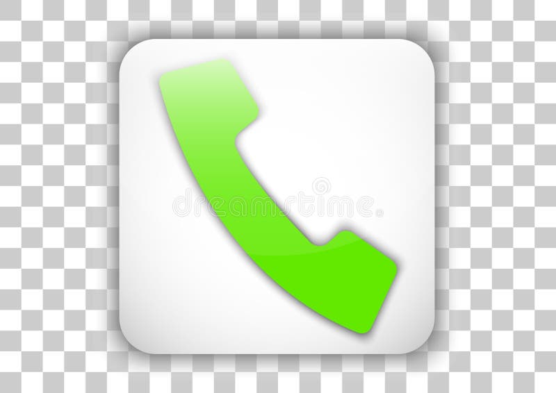 Call Icon Button Custom Design Stock Vector - Illustration of shiny ...