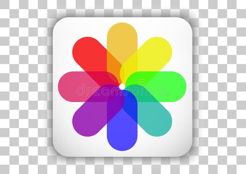 Gallery Icon Button Custom Design Stock Vector - Illustration of shiny ...