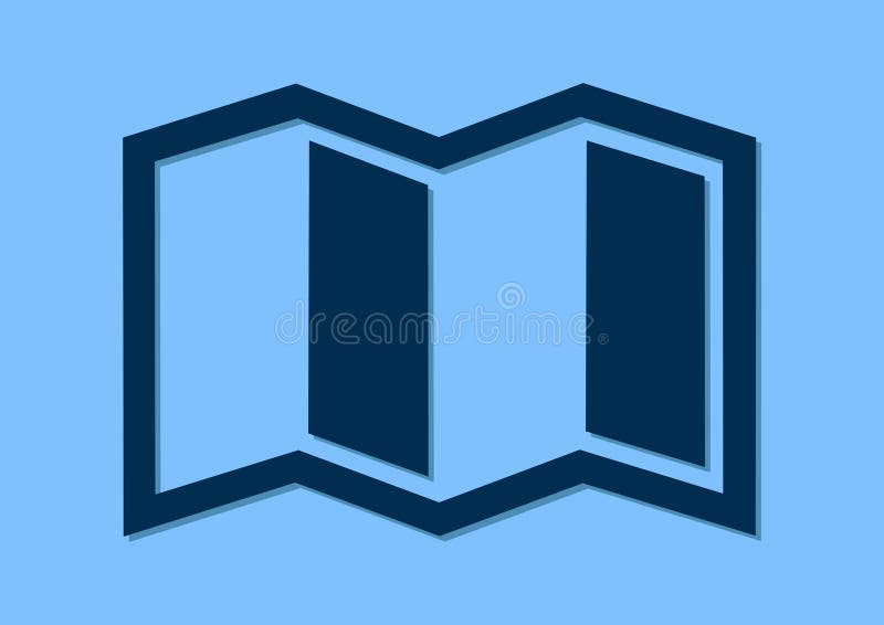 Paper flip icon stock vector. Illustration of flap, symbol - 113304852