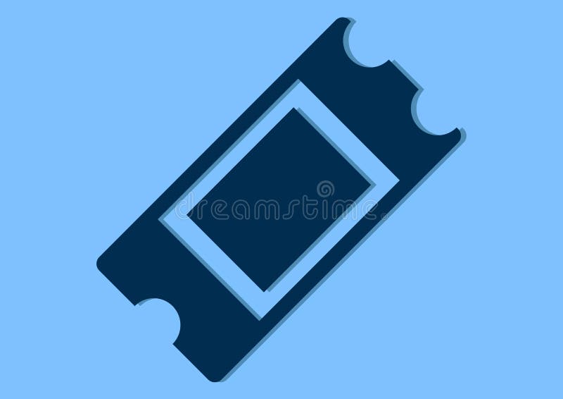 Ticket label blue texture stock vector. Illustration of concept - 113304807