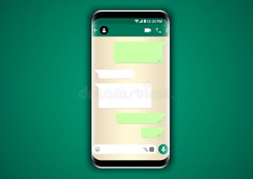 Whatsapp Messenger Chat User Interface Stock Vector - Illustration of ...