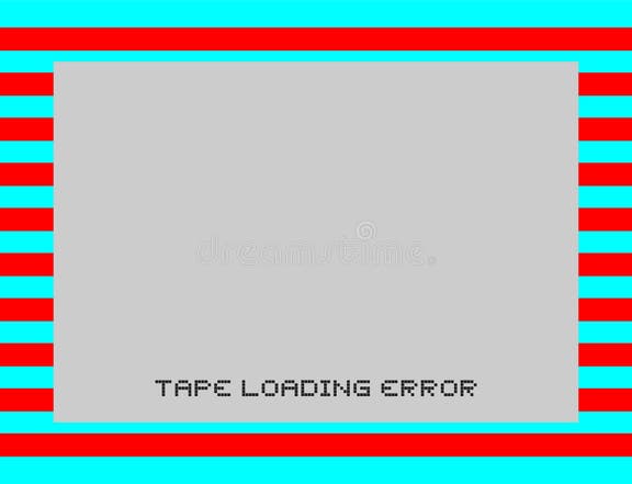 Vintage error screen stock vector. Illustration of signal - 126140091