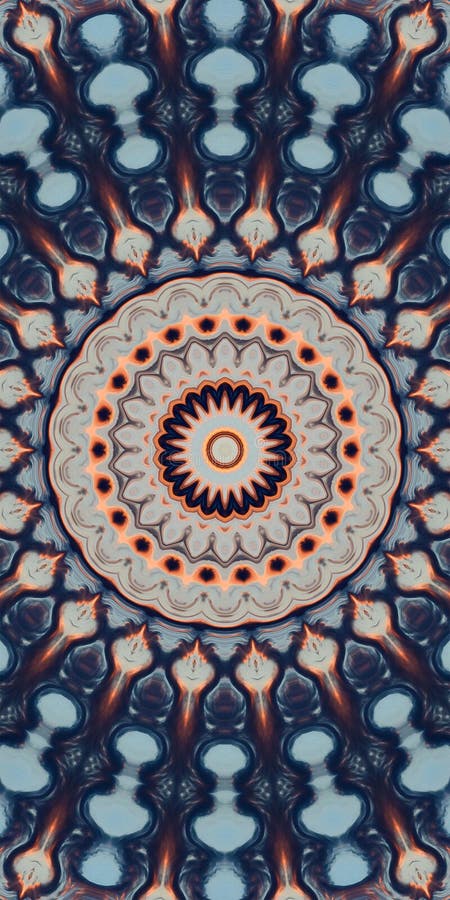 Design Wallpaper Phone Cover Template. Illustration Kaleidoscope Stock ...
