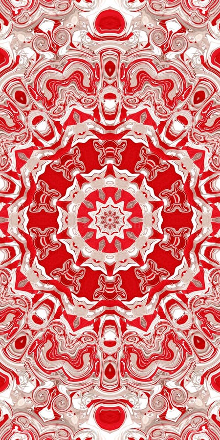 Design Wallpaper Phone Cover Template. Kaleidoscope Decoration Stock ...