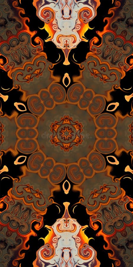 Design Wallpaper Phone Cover Template. Sky Print Stock Illustration ...