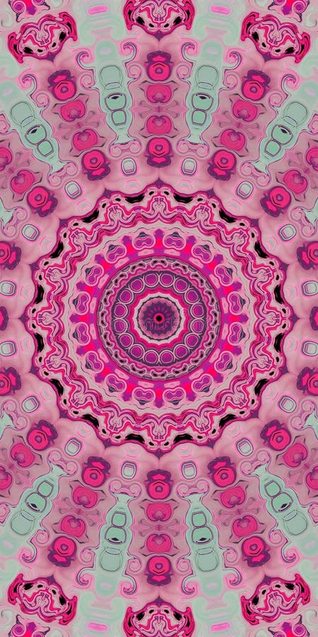 Design Wallpaper Phone Cover Template. Smartphone Stock Illustration ...