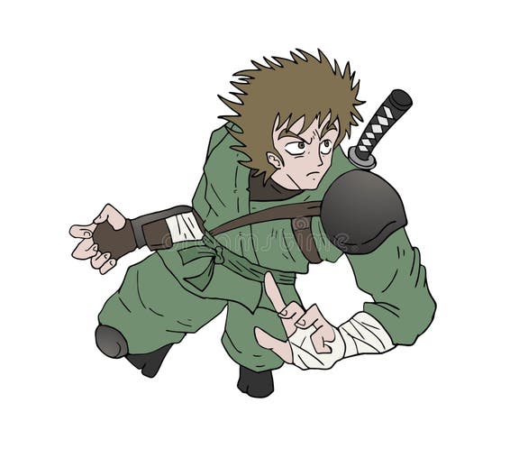 Design of Warrior Attack Draw Stock Vector - Illustration of attack ...