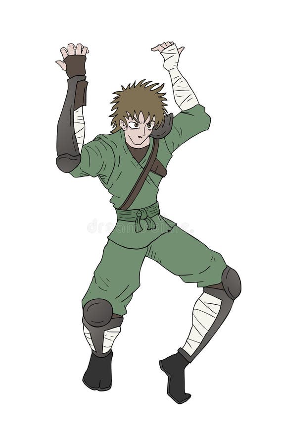 Design of Warrior Pose Draw Stock Vector - Illustration of creative ...