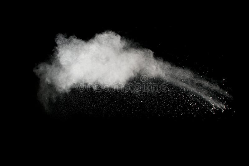 Design of white powder stock image. Image of motion, dark - 96276673