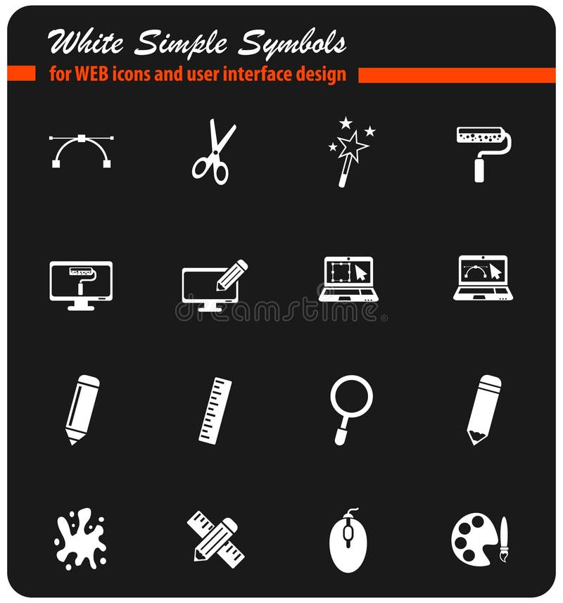 Design icon set stock vector. Illustration of square - 131514568