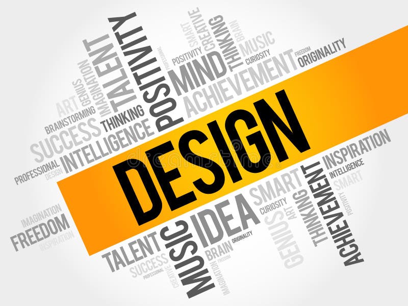 Design word cloud stock illustration. Illustration of idea - 202900950