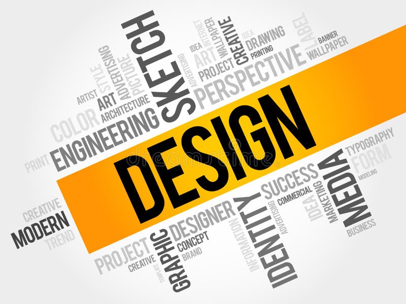 Design word cloud stock image. Image of decorative, idea - 200157515