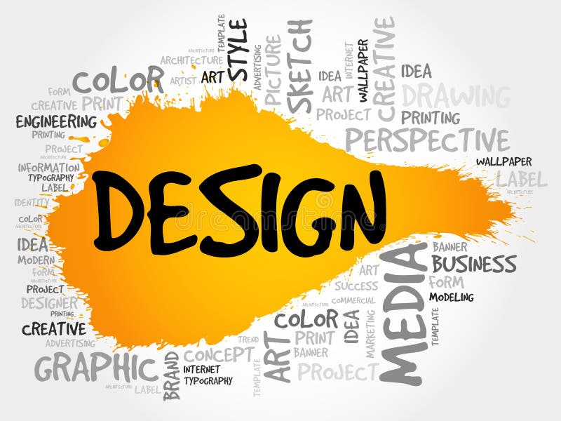 Design word cloud stock illustration. Illustration of style - 200716631