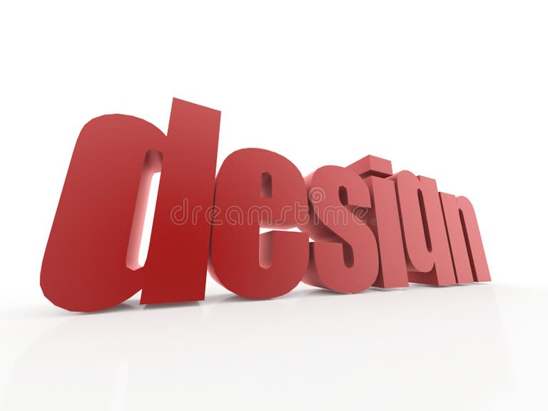 Design word red stock illustration. Illustration of design - 41677575