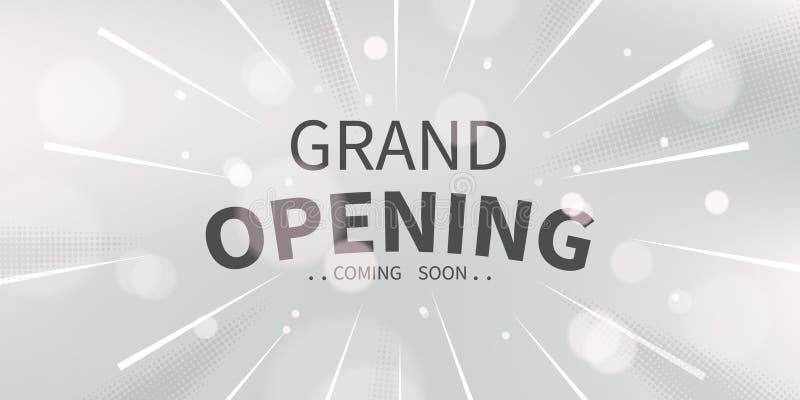 Design Your Opening Card with Beautiful Vector Illustrations. Business ...