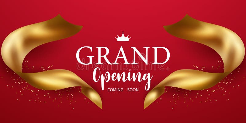 Design Your Opening Card with Beautiful Vector Illustrations. Business ...