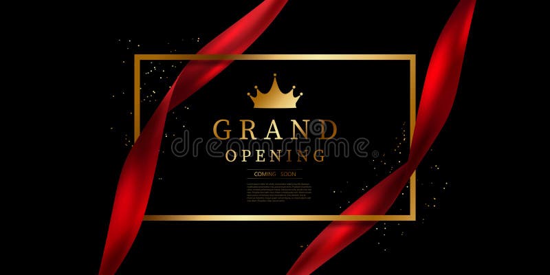 Design Your Opening Card with Business Banner Template Vector ...