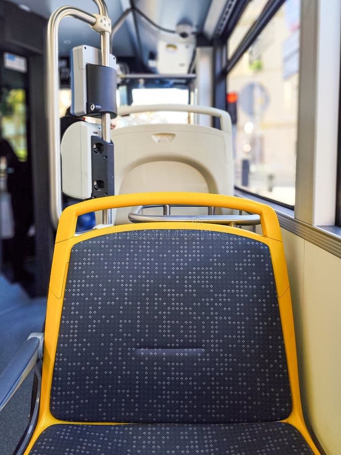 Designated Priority Seating Area on Public Transportation, Emphasizing ...