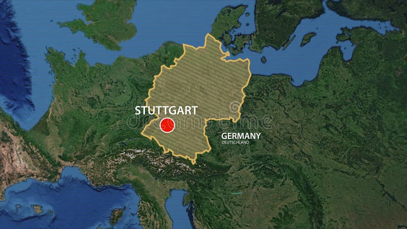 Stuttgart old map stock image. Image of white, page, destination - 16564101
