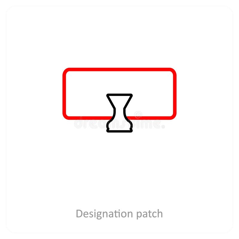Designation Path and Path Icon Concept Stock Vector - Illustration of ...