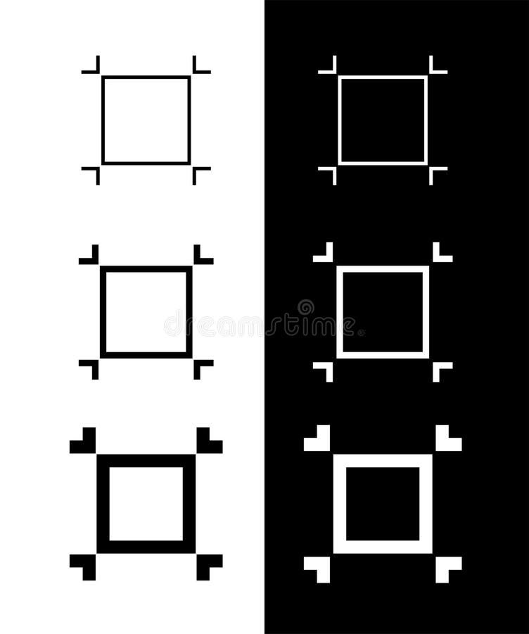 Size or Area Icon. Symbol of Volume or Territory. Stock Vector ...